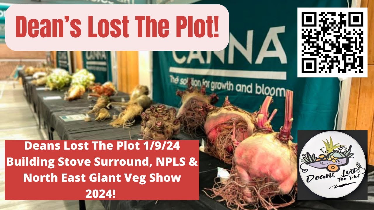 Deans Lost The Plot 1/9/24 Building Stove Surround, NPLS & North East Giant Veg Show 2024! - YouTube