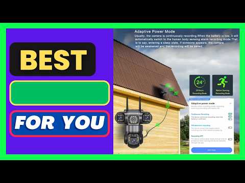 15MP 8K Wifi IP Camera Three Lenses Solar Outdoor Waterproo