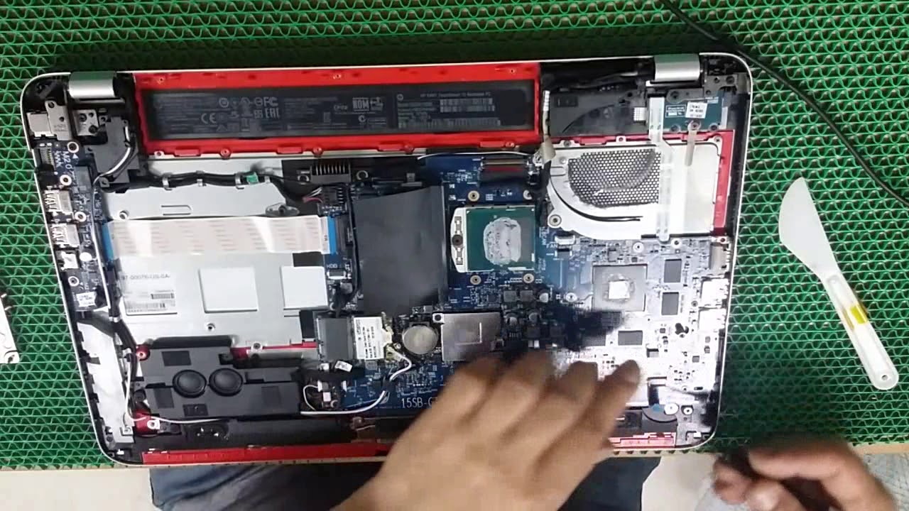 hp노트북 envy15분해 및 청소 영상 laptop Disassembling - YouTube