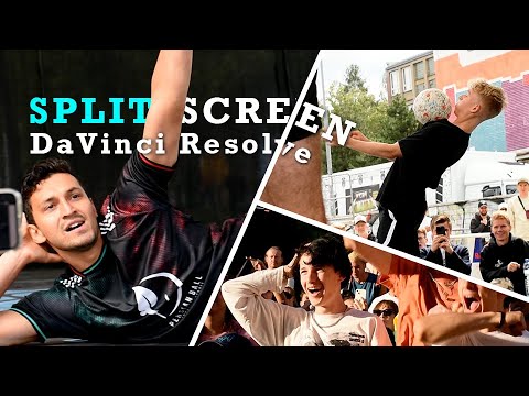 Split Screen in DaVinci Resolve (How To Play Multiple Videos At The ...