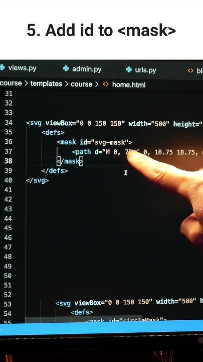 How to create a mask for images on CSS: using svg to create a mask - YouTube