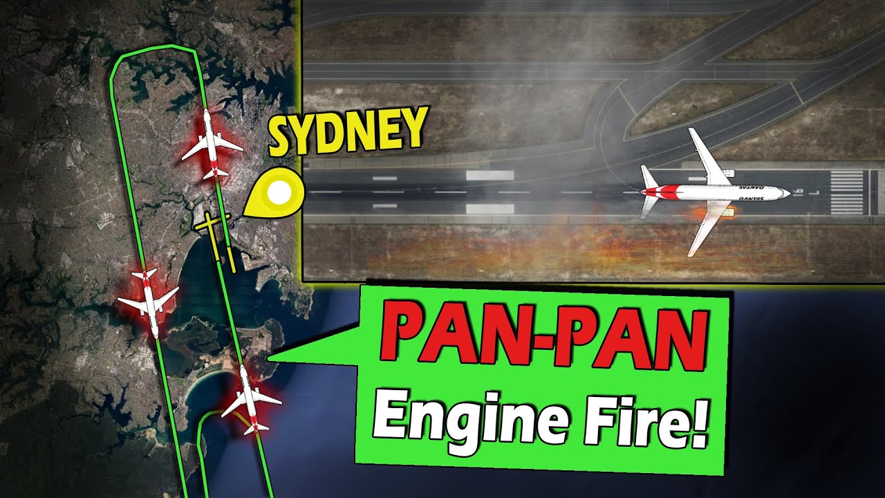 Qantas B737 ENGINE EXPLOSION ON TAKEOFF | Grass Fire Sparked! - YouTube