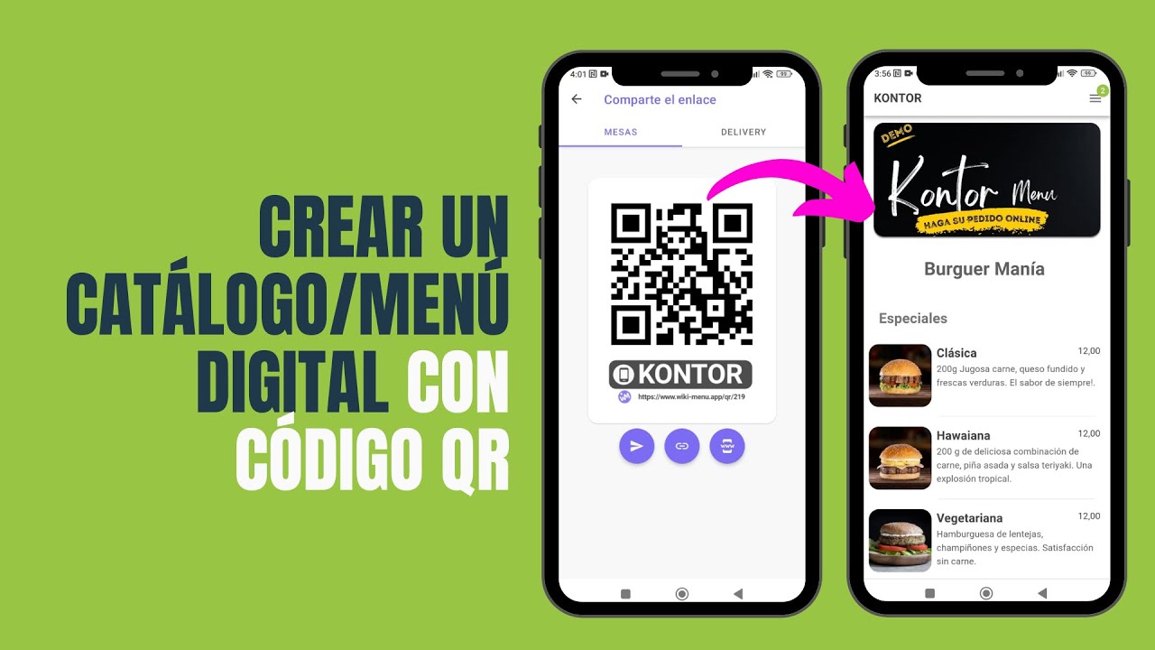 Crear tu menú o catálogo digital con código QR en 5 minutos y gratis ...