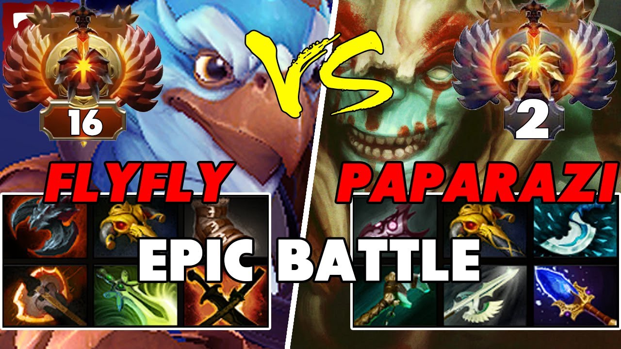 FLYFLY (KEZ) Carry vs PAPARAZI (HUSKAR) Mid - Epic Battle Of Top Dota 2 ...