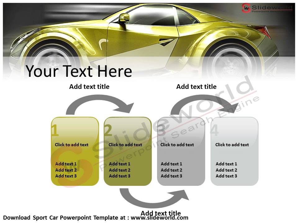 Sport Car Powerpoint Template - Slide World - YouTube
