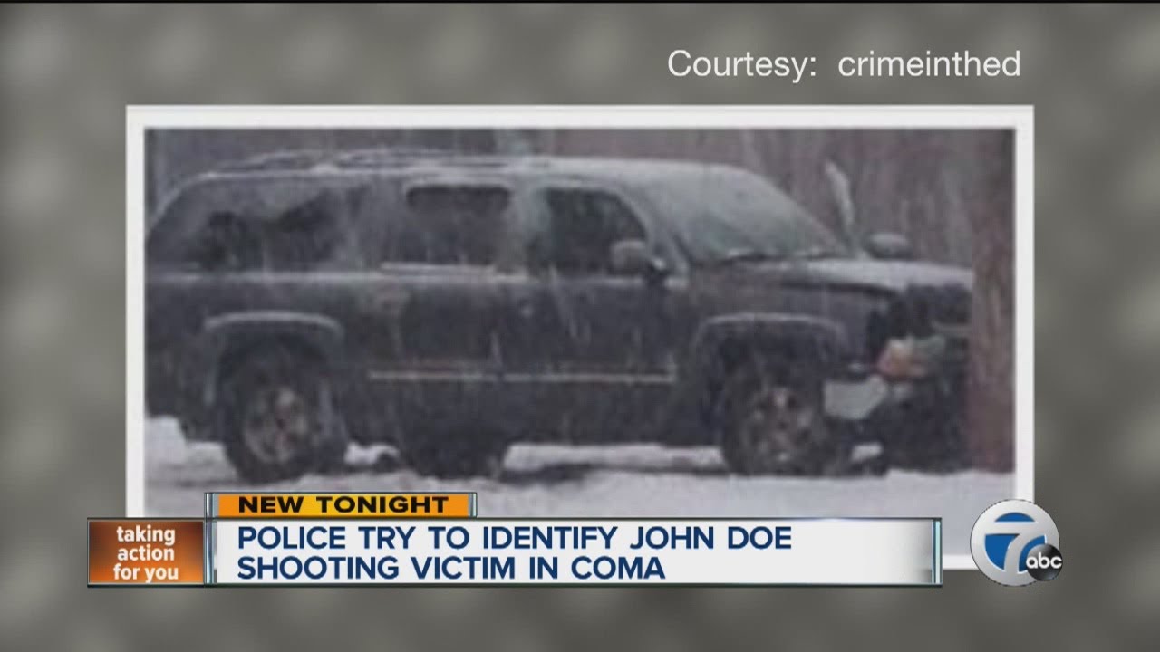 Police try to identify John Doe shooting victim in coma - YouTube