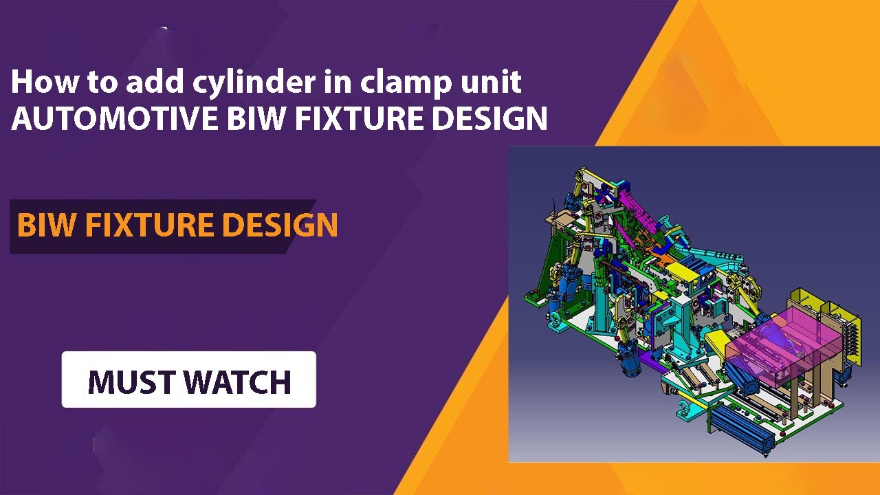 STEP 03- BIW WELDING FIXTURE- How to add cylinder in concept clamp unit ...