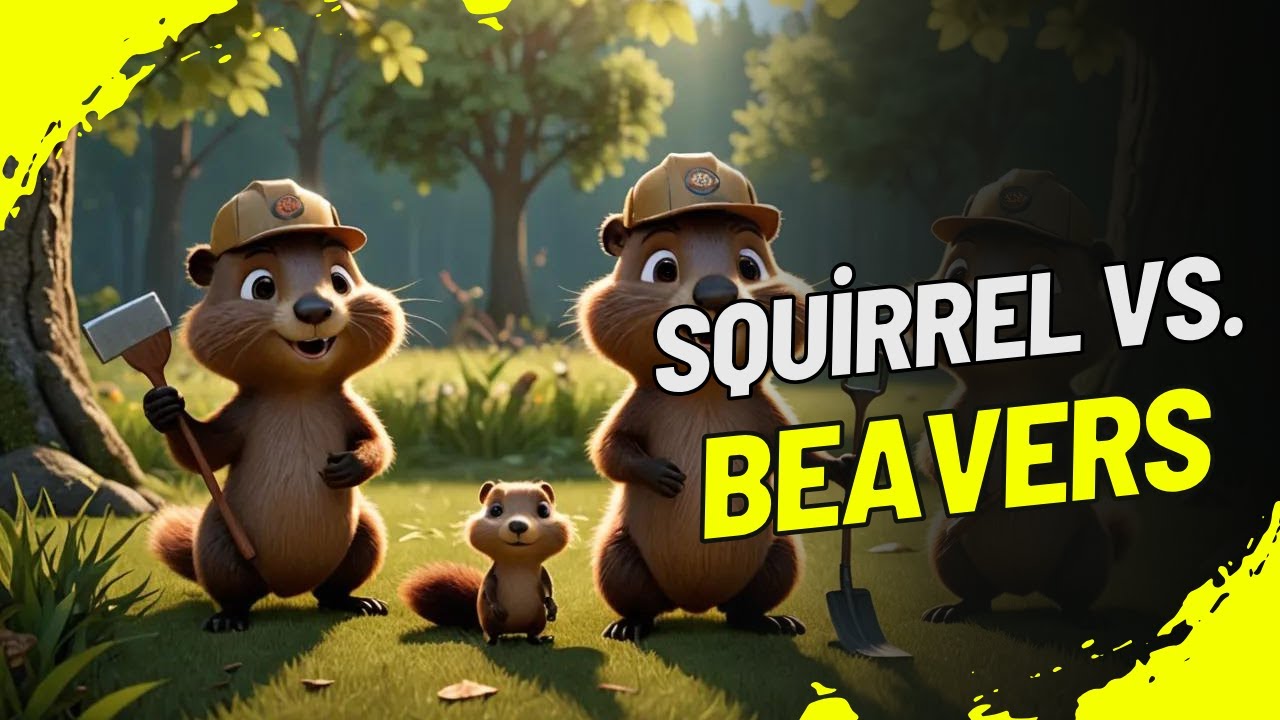 The Great Acorn Adventure: Squirrel vs. Beavers - YouTube