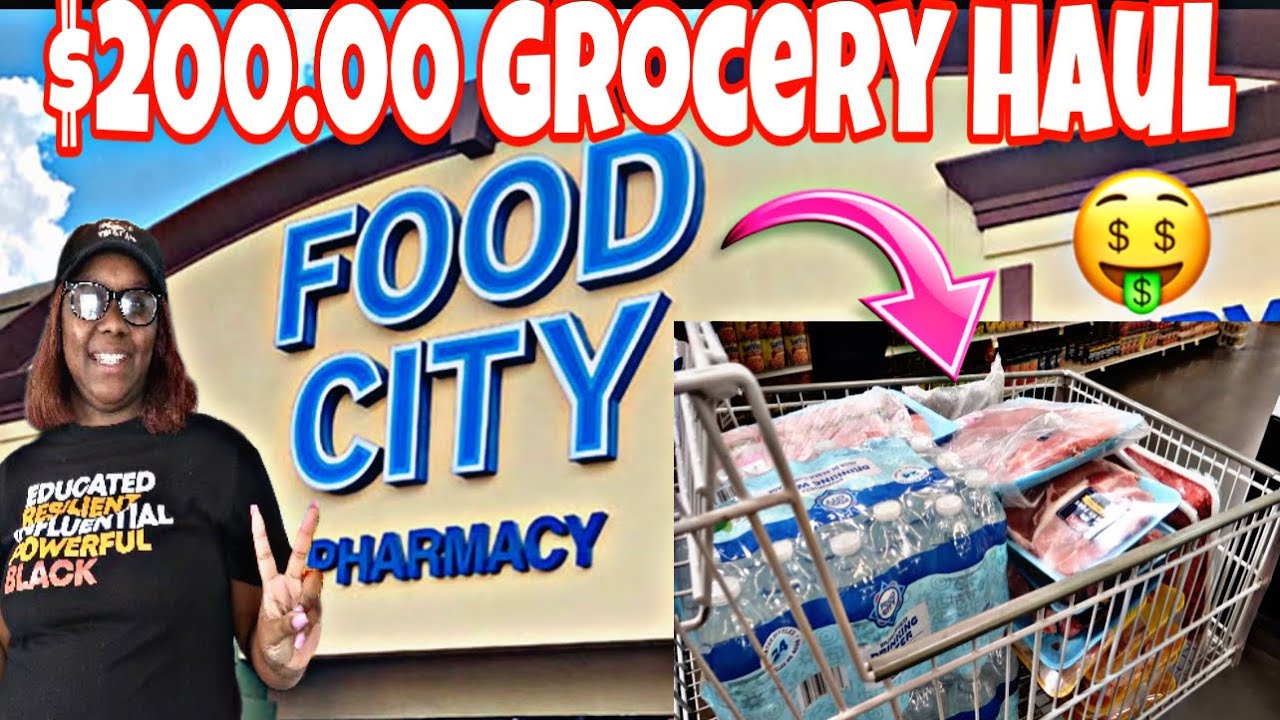 $200.00 Food City Grocery Haul - YouTube