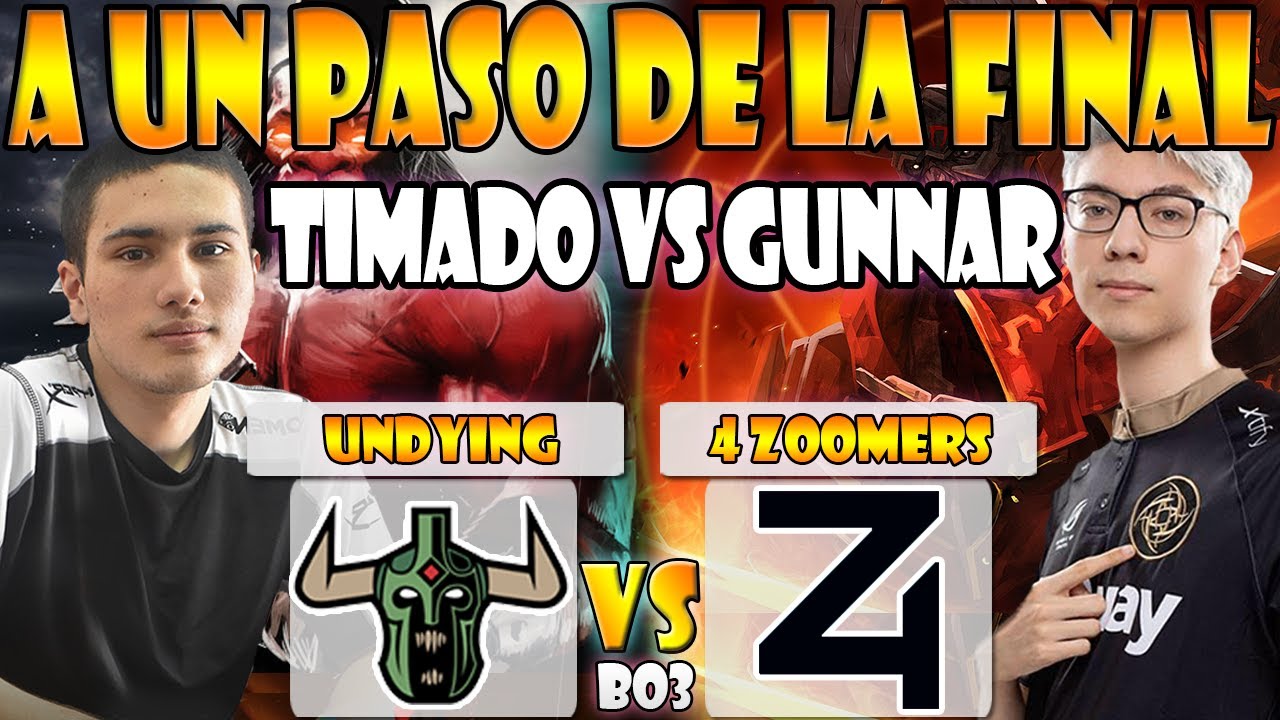 UNDYING VS 4 ZOOMERS BO3[GAME 2]TIMADO VS SAMMY -THE INTERNATIONAL 10 ...