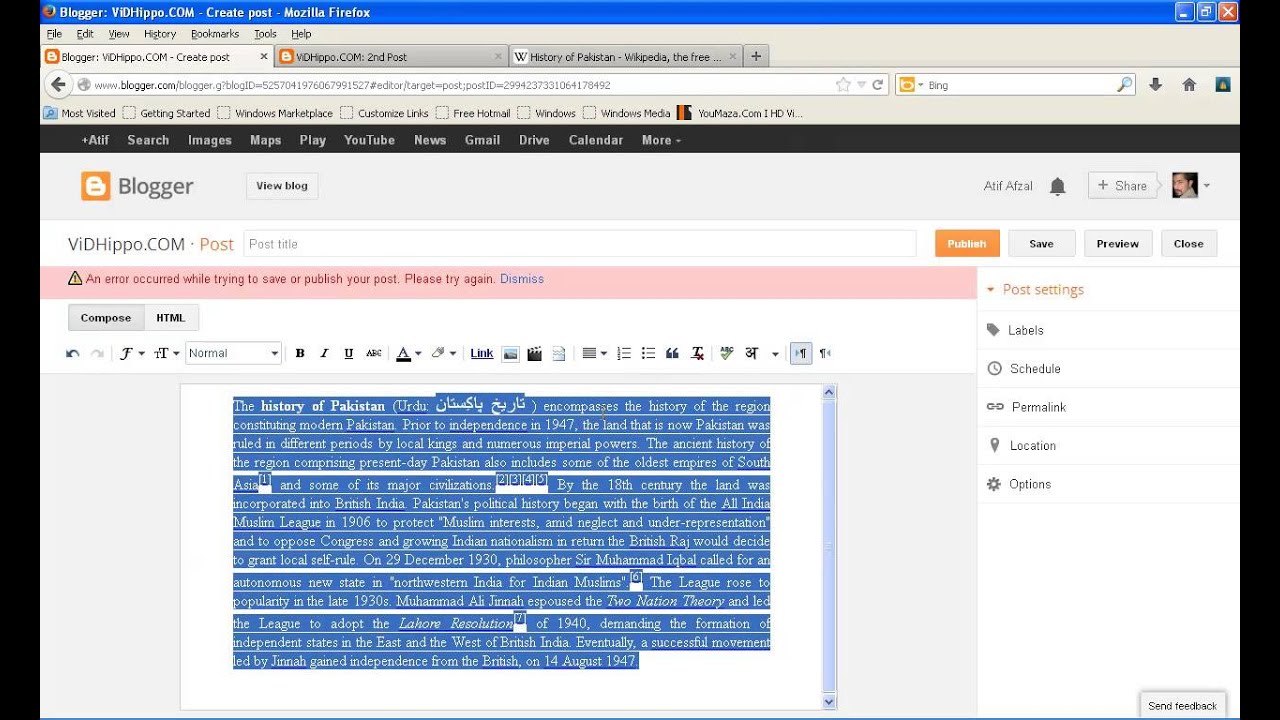 Blogger in Urdu - Class 7 - Jump Break + Write Urdu in Blog & More ...