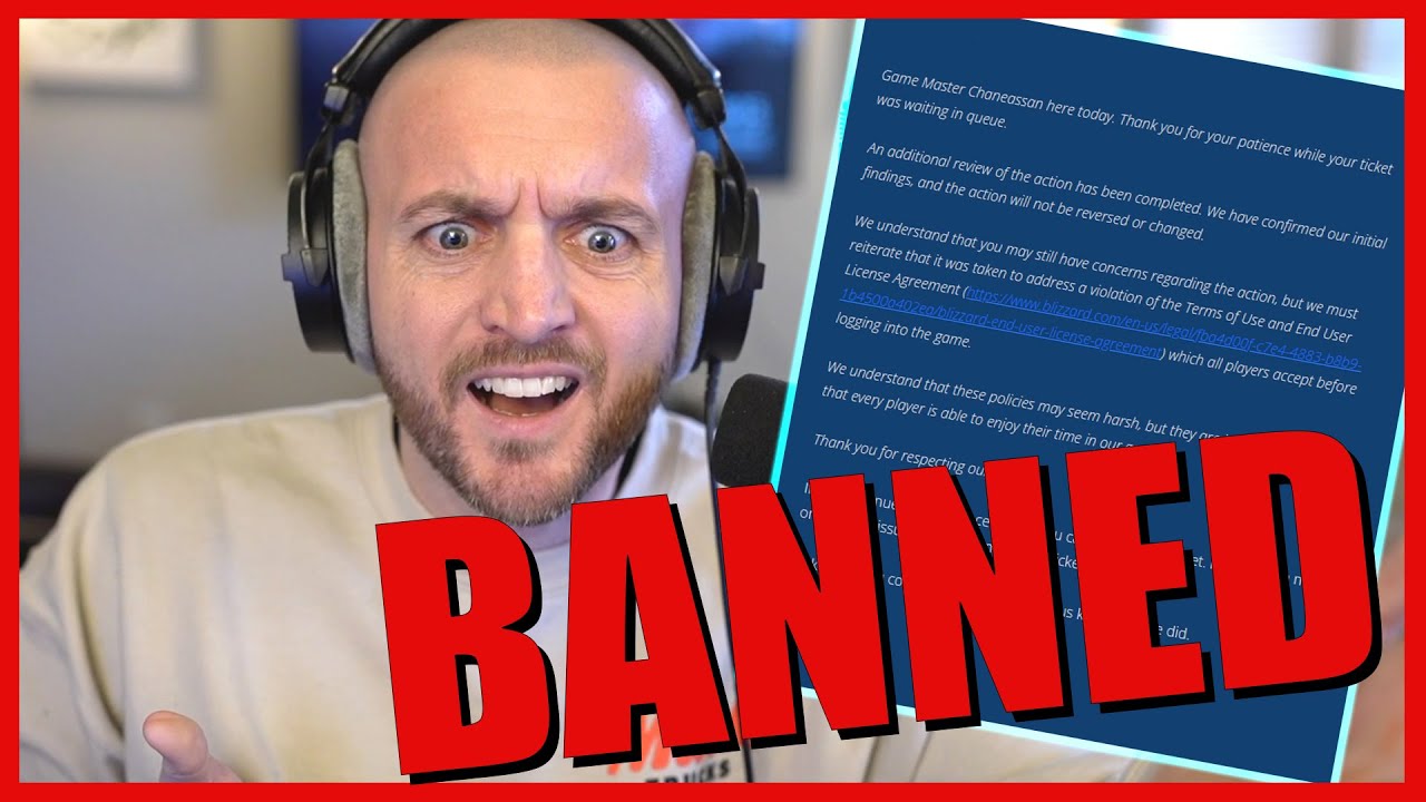 Sardaco Gets BANNED from WoW - YouTube