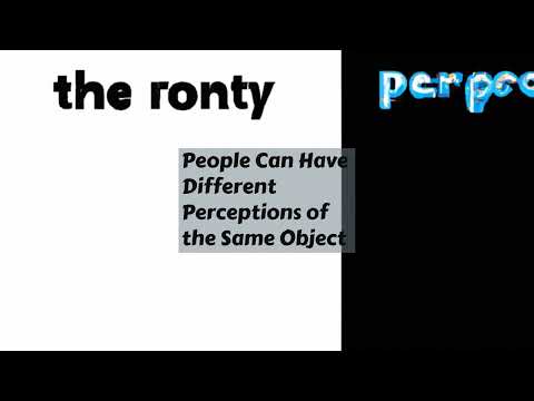 People Can Have Different Perceptions of the Same Object - YouTube
