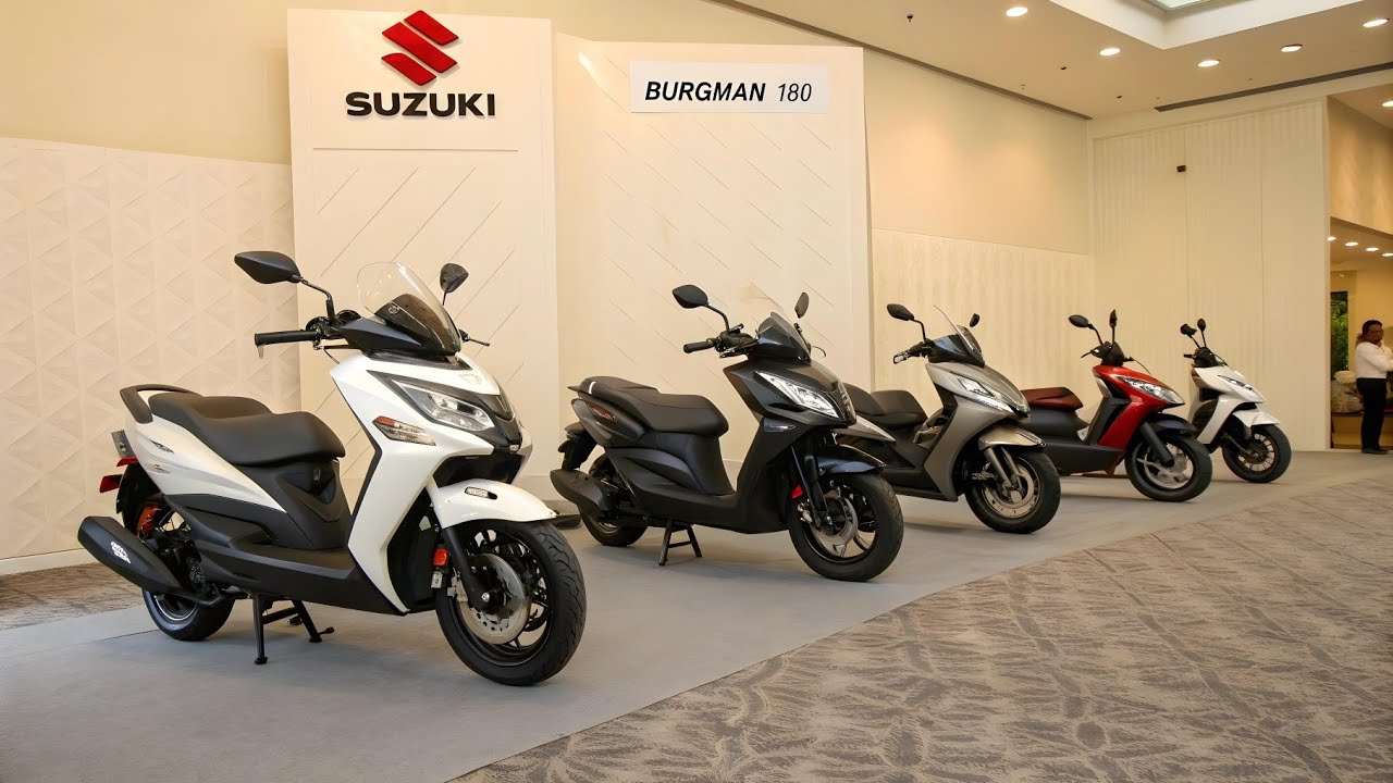 New 2025 Suzuki Burgman 180 FINALLY REVEALED – The Ultimate Maxi ...