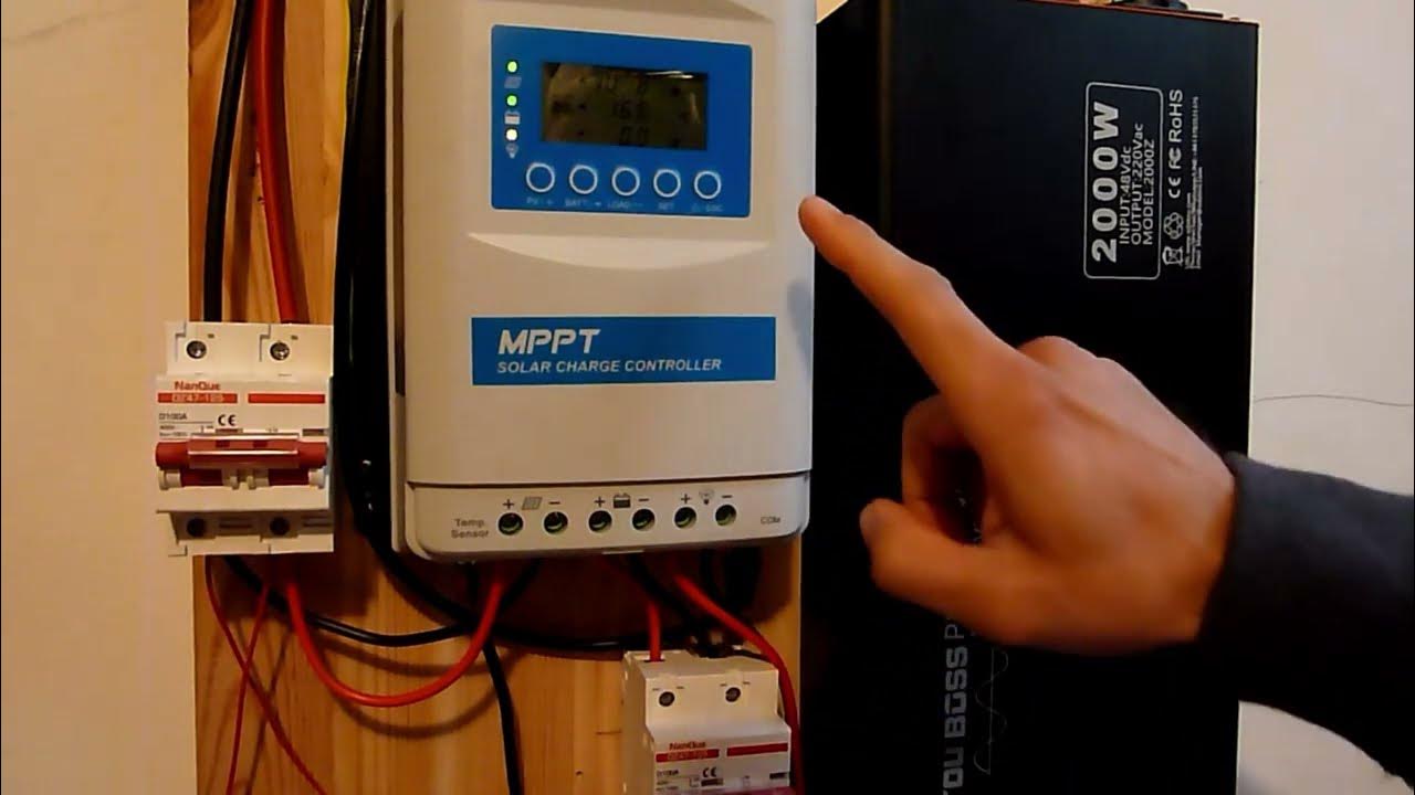 Epever Xtra 4415n using DC Output 48V and 40A Settings PC Software and ...