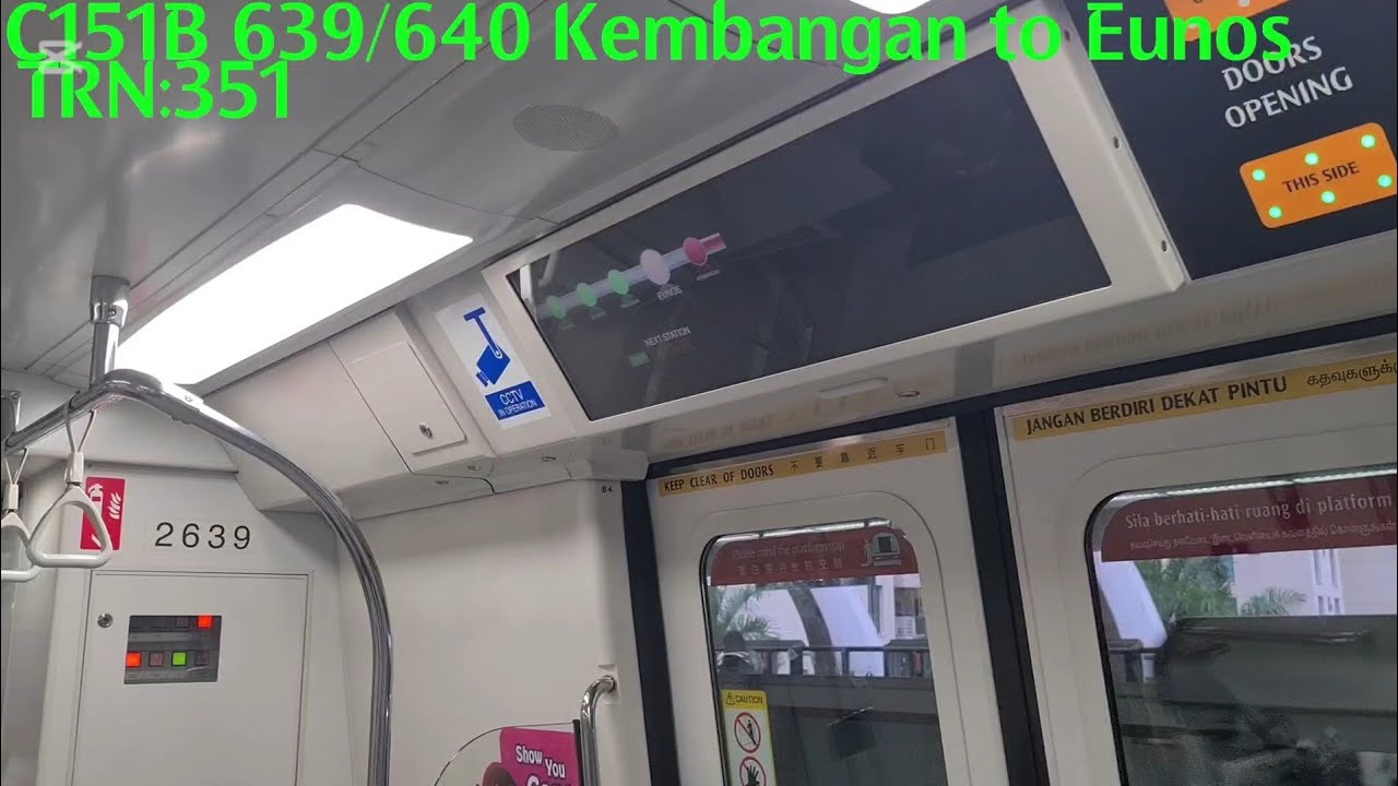 (Last ksfb set to be caught) C151B 639/640 Kembangan to Eunos - YouTube