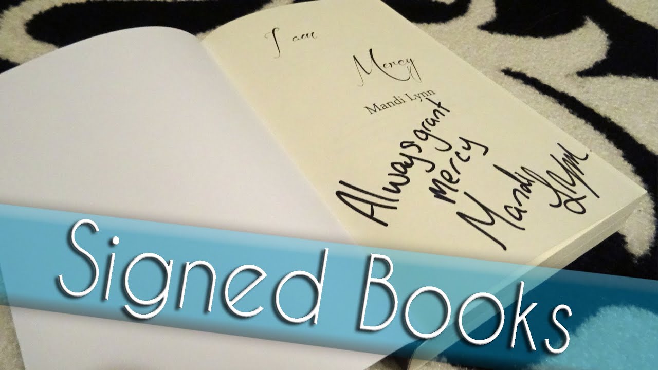 Signed Books!!! - YouTube