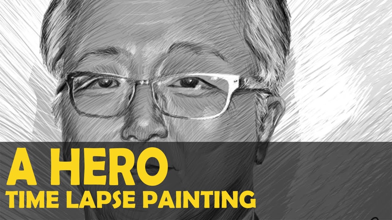 A HERO - FRANKLIN SILVA - TIME LAPSE PAINTING - YouTube