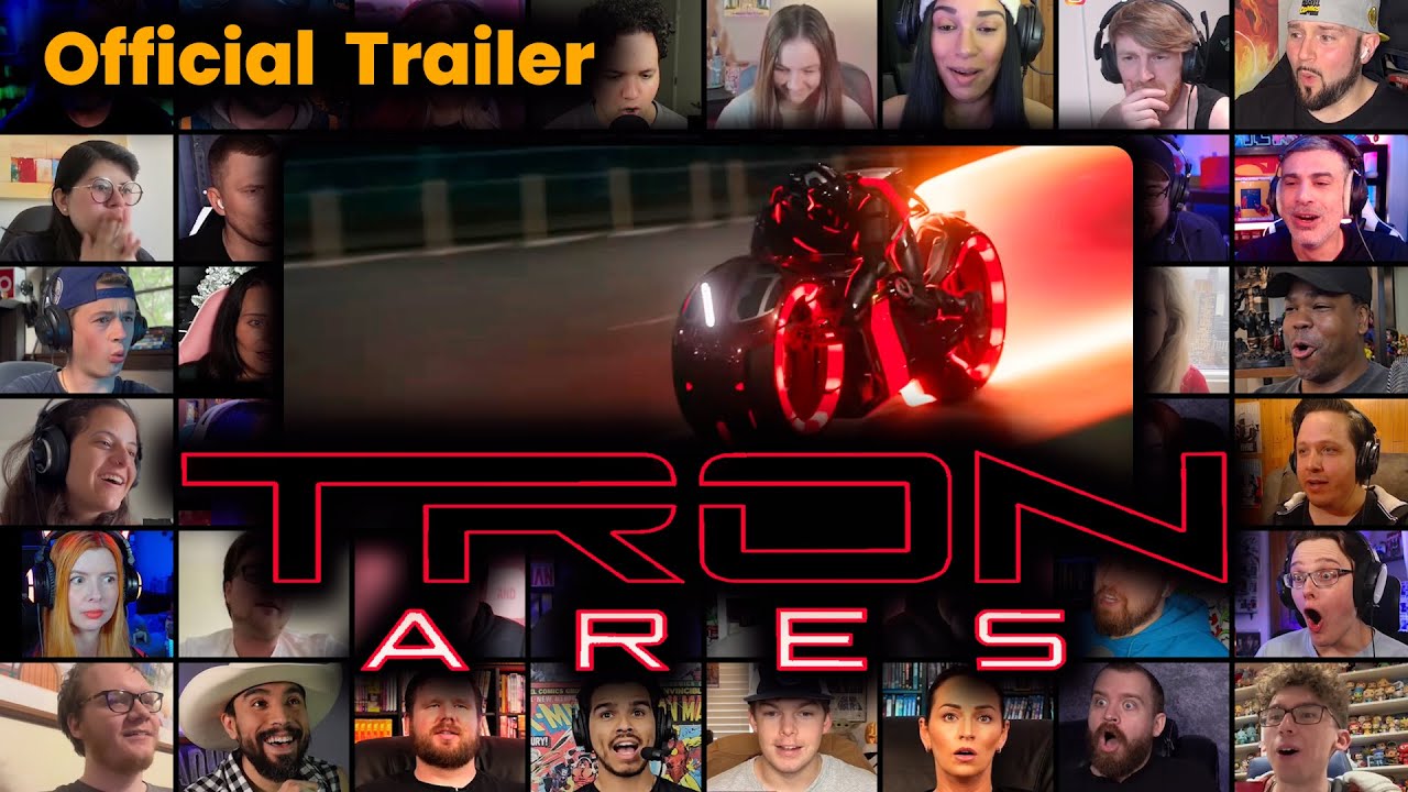 Tron: Ares - Official Trailer | REACTION MASHUP | Tron 3 - Jared Leto ...