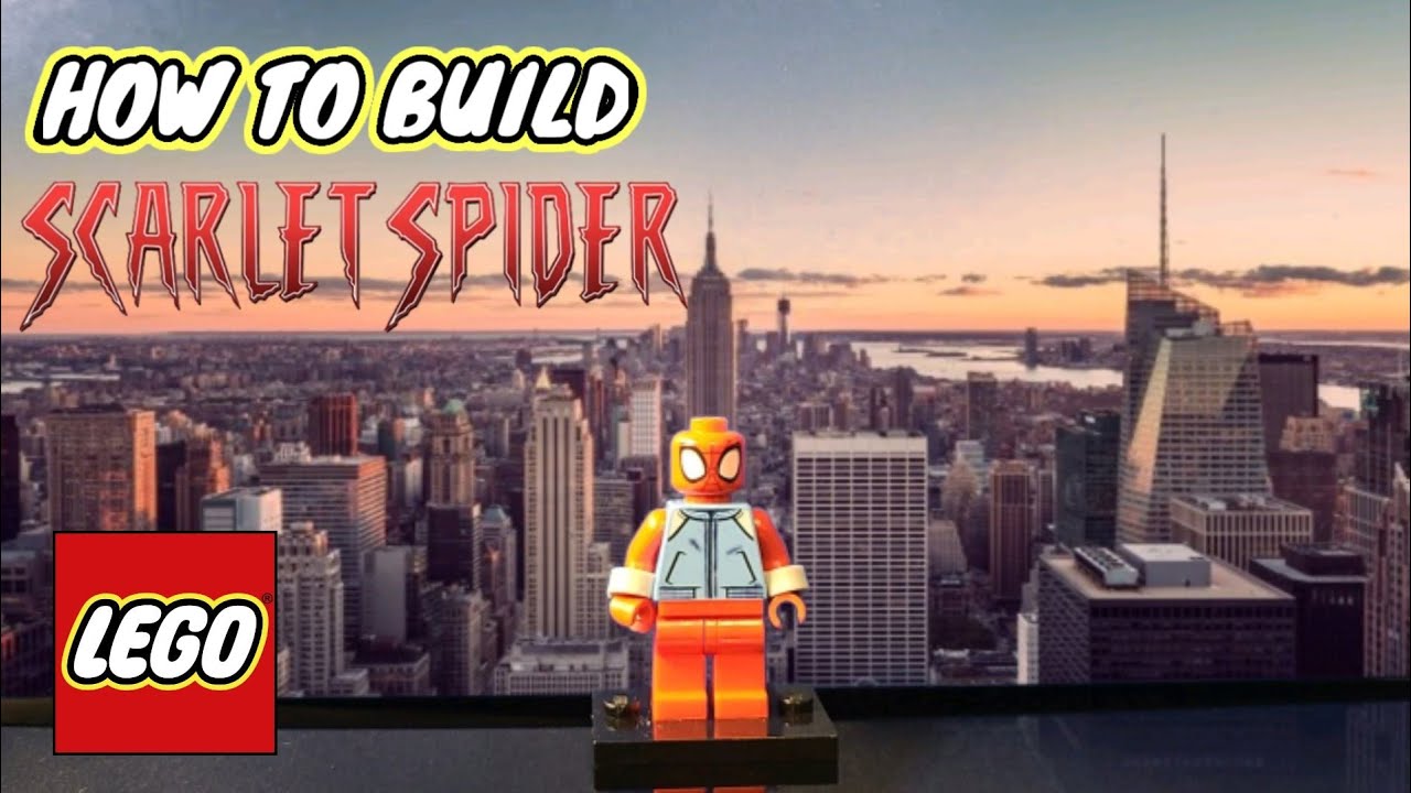 How to Build LEGO Scarlet Spider Minifigure | Easy Purist Custom - YouTube