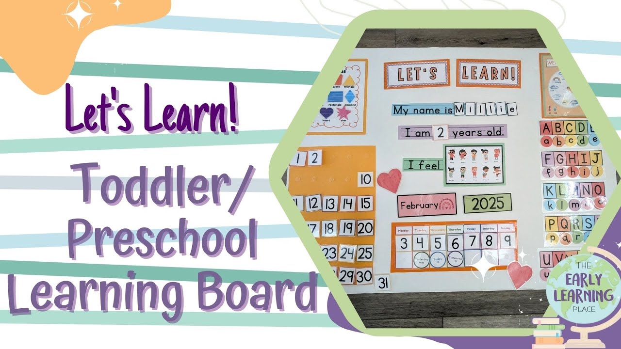 Circle Time at Home! Morning Board for Toddlers & Preschoolers ...