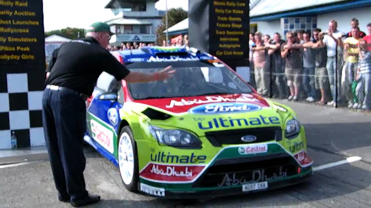 Matthew Wilson In the Focus WRC at Rallyday2009. - YouTube