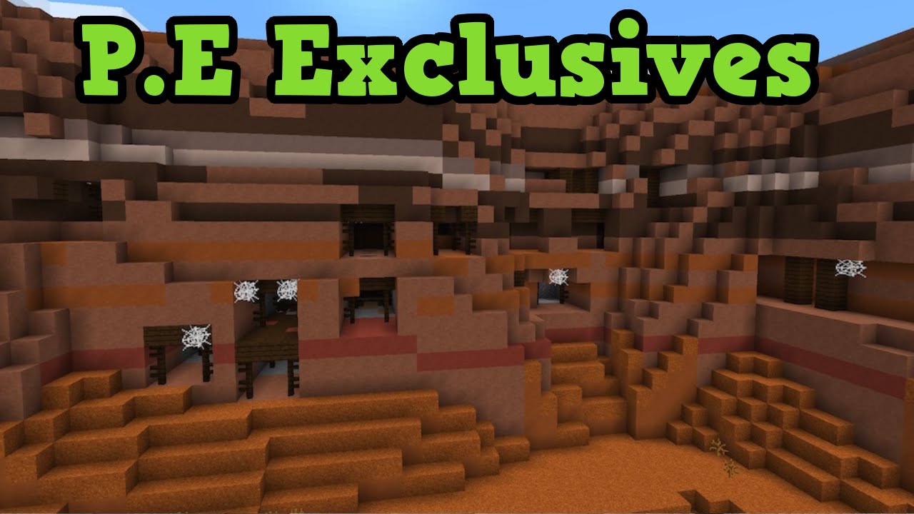 Minecraft Pocket Edition Exclusive Features (TOP 5) - YouTube