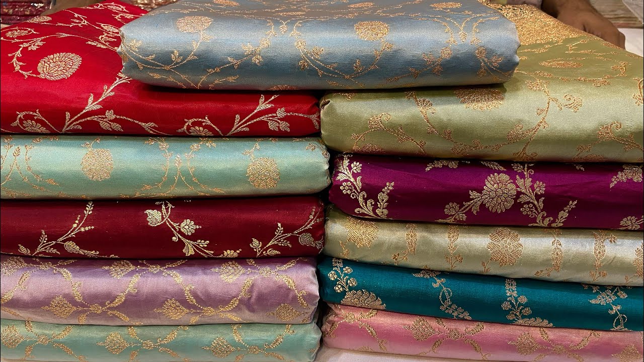 Most exclusive designer biya banaroshi shilk saree collection unlimited ...
