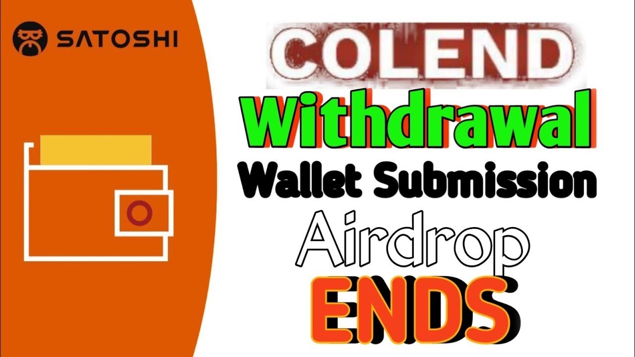 How to link your wallet address for COLEND airdrop on SATOSHI - YouTube