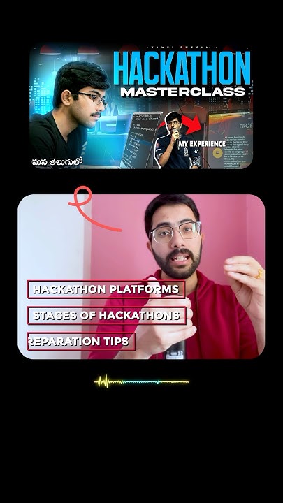Hackathons explained for beginners {Promo} in Telugu - YouTube