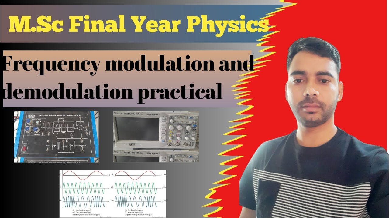 Frequency Modulation And Demodulation practical // M.Sc Final year Physics practical - YouTube