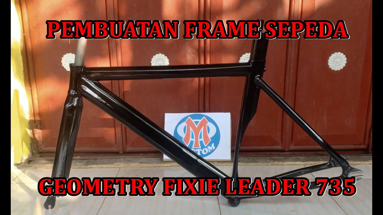 Pembuatan Frame Sepeda Fixie Seatpost Aero Custom - YouTube