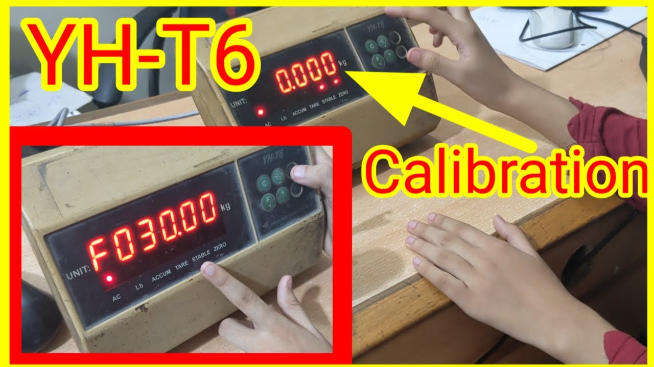 YH-T6 Weight Scale Calibration | How to Calibrate YH-T6 Weight Scale Step- by- Step Guide - YouTube