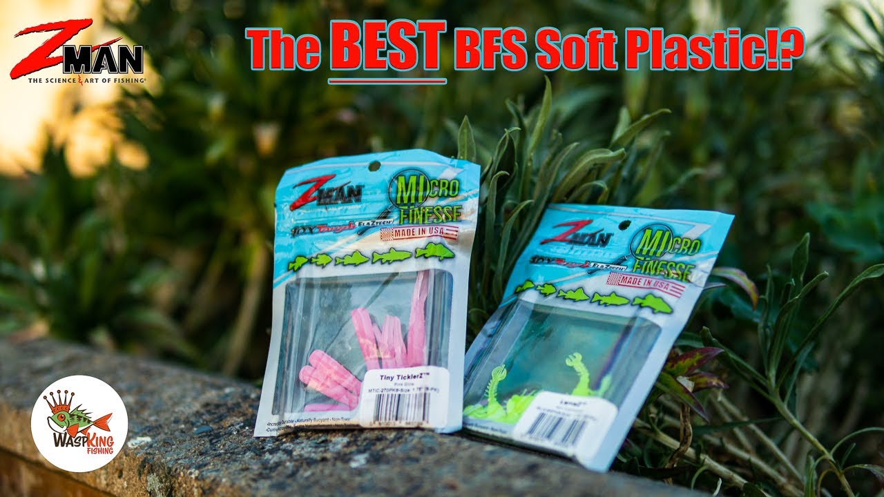 NEW Z-Man Micro Finesse!!! - The PERFECT BFS Lures? Tiny TicklerZ and ...