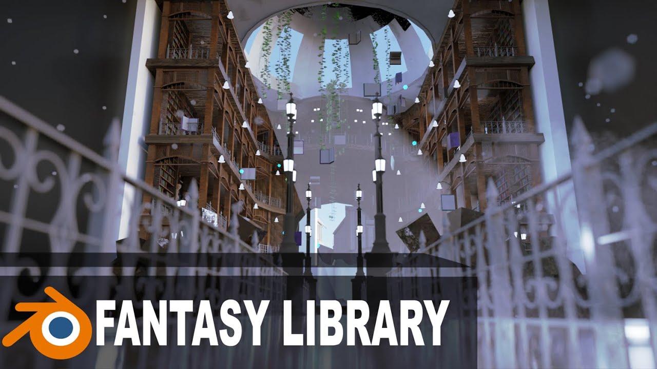 Fantasy Library creation process - YouTube