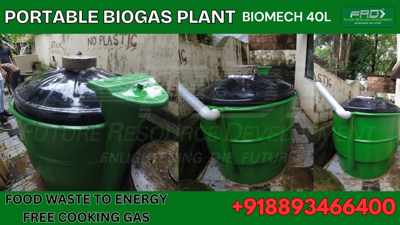 Eco Friendly Energy Solution Portable Biogas Plant from FRD BIOMECH ...