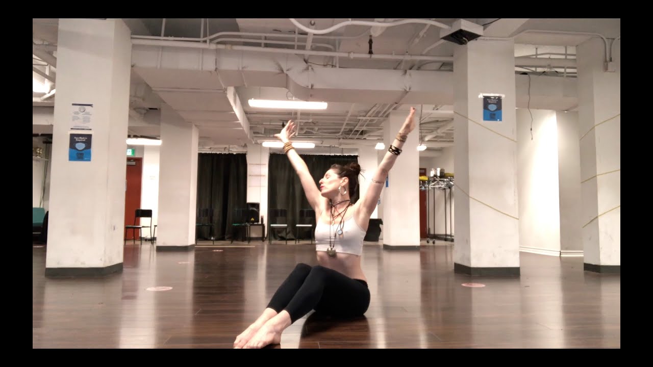 Dance stretch - flexibility, core control, flow - YouTube