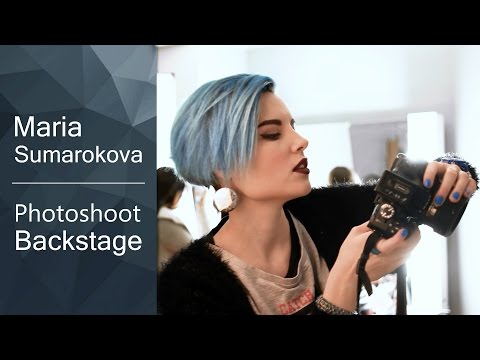 BACKSTAGE. Vogue photoshoot.