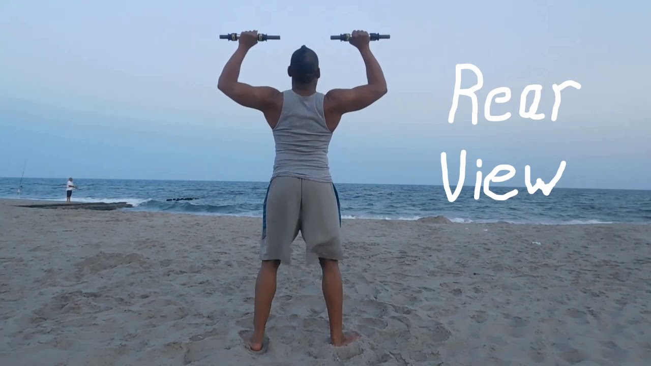 SUNSET BEACH WORKOUT/ MOTIVATIONAL - YouTube