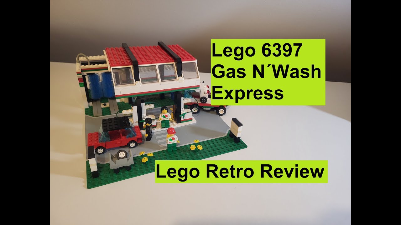 Lego 6397 Gas N` Wash Express Review - altes Lego aus einem Konvolut ...