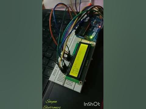 Interfacing 16x2 LCD Display with Arduino UNO without Potentiometer #shorts - YouTube