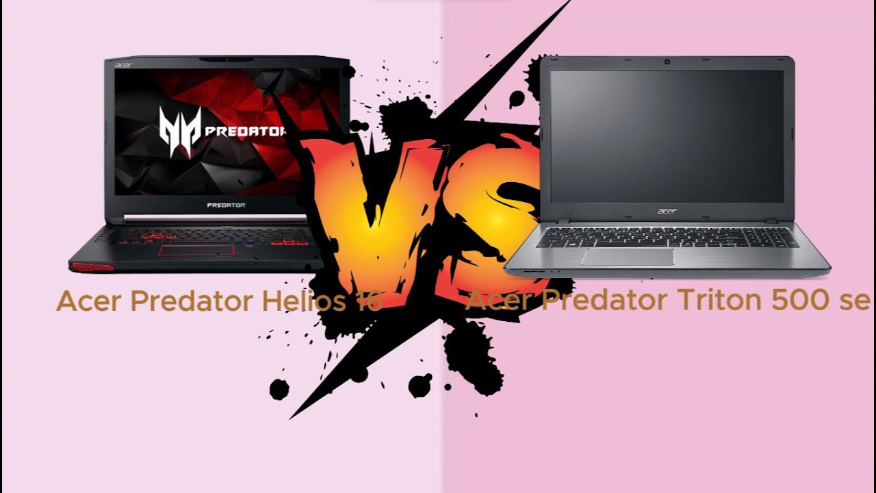 Battle of Gaming Titans: Acer Predator Triton 500 SE vs Acer Predator ...