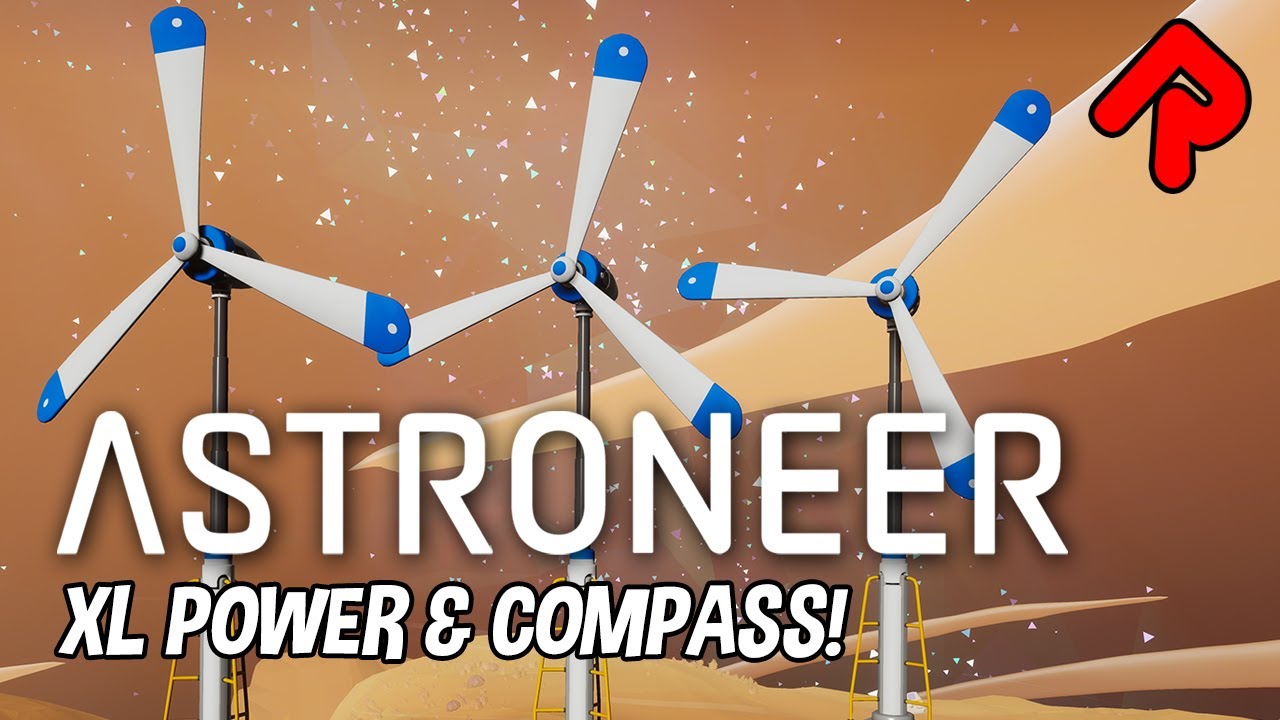 Build Wind Farms & Never Get Lost! | Astroneer Missions, Compass ...