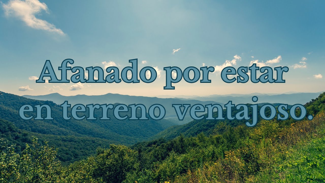 Afanado por estar en terreno ventajoso.-Evangelio del día. - YouTube