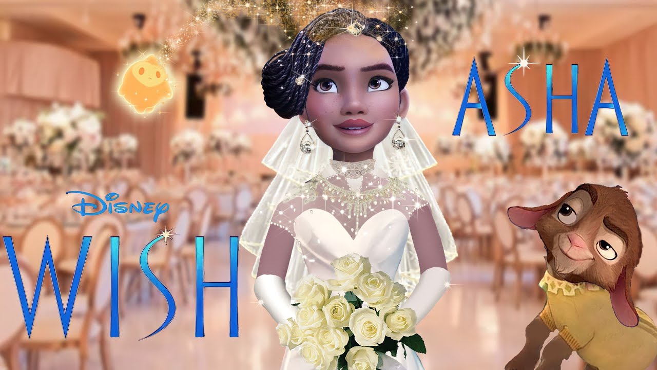 Disney's "Wish" Movie Editing Scene: Asha as a bride in Wish movie. Wedding Scene | Cool Stuff ...