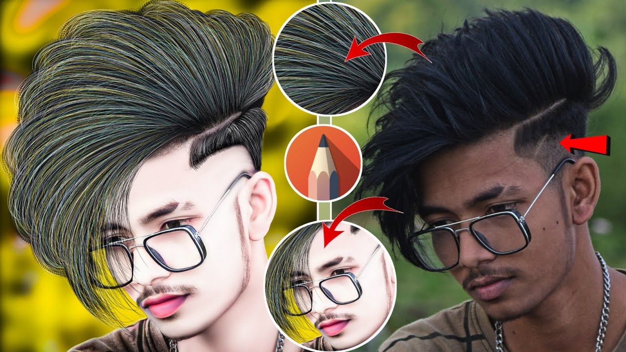 2024 Autodesk Hair Editing Tutorial || Autodesk Sketchbook Hair + Face ...