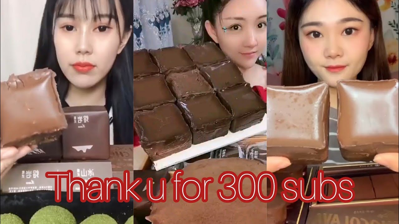 [ASMR] Eating Choco lava/eating chinese dessert/No Talking - YouTube