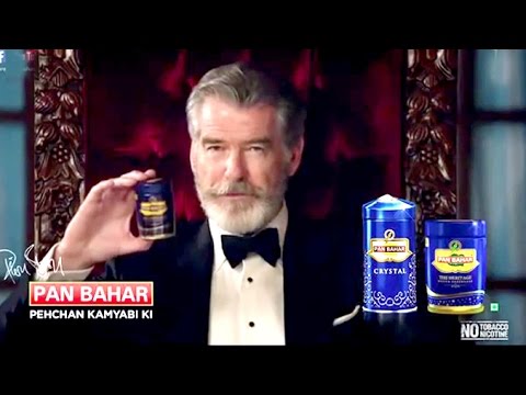 James Bond Pierce Brosnan Is PAN Masala nd Pan Bahar's New Ambassador ...
