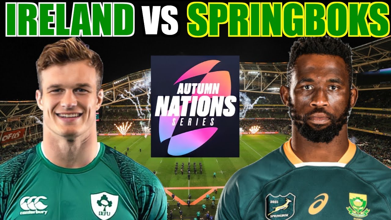 IRELAND VS SPRINGBOKS Live Reaction (2022 Autumn Nations) - YouTube