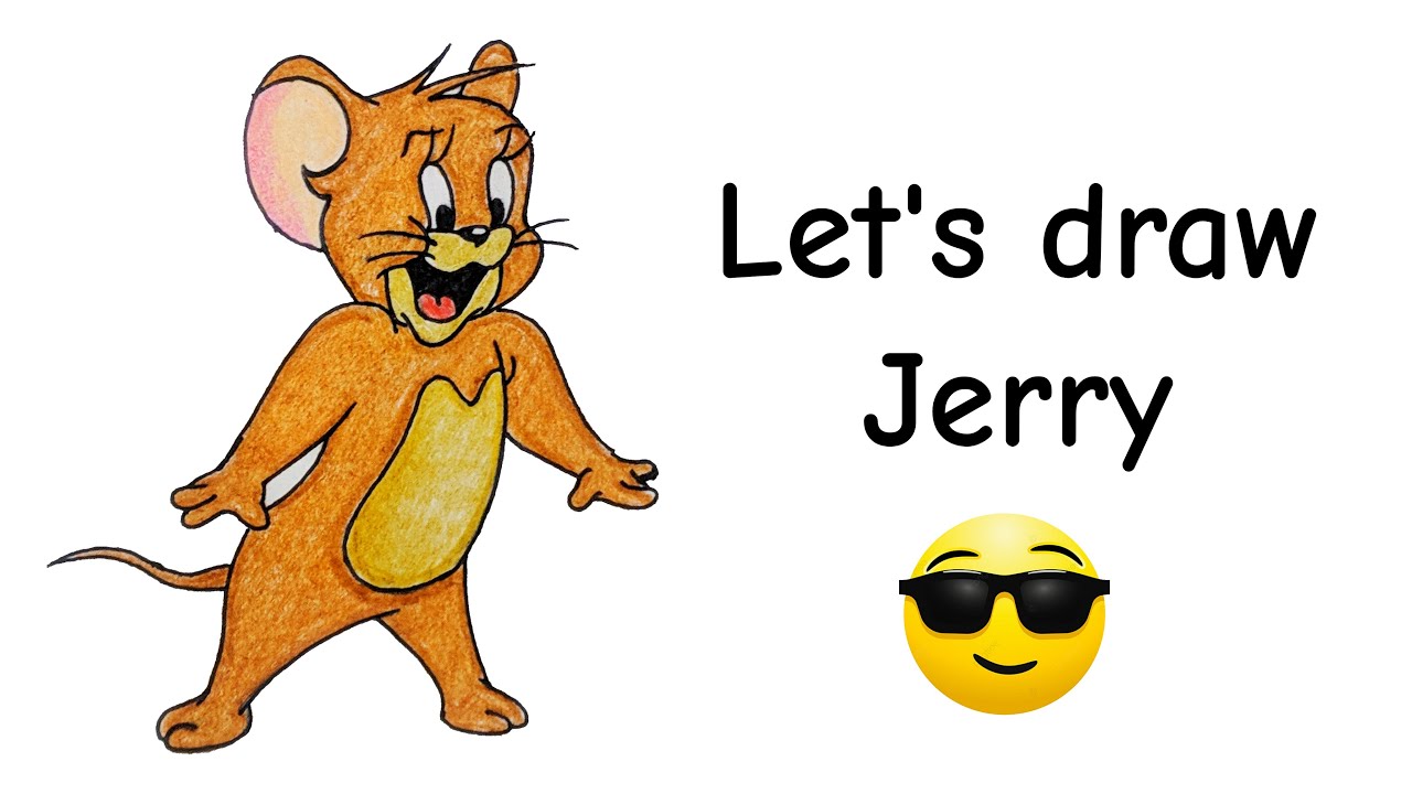 How to Draw Jerry (Tom and Jerry) | Tom and Jerry (Art Tutorial) | Step ...